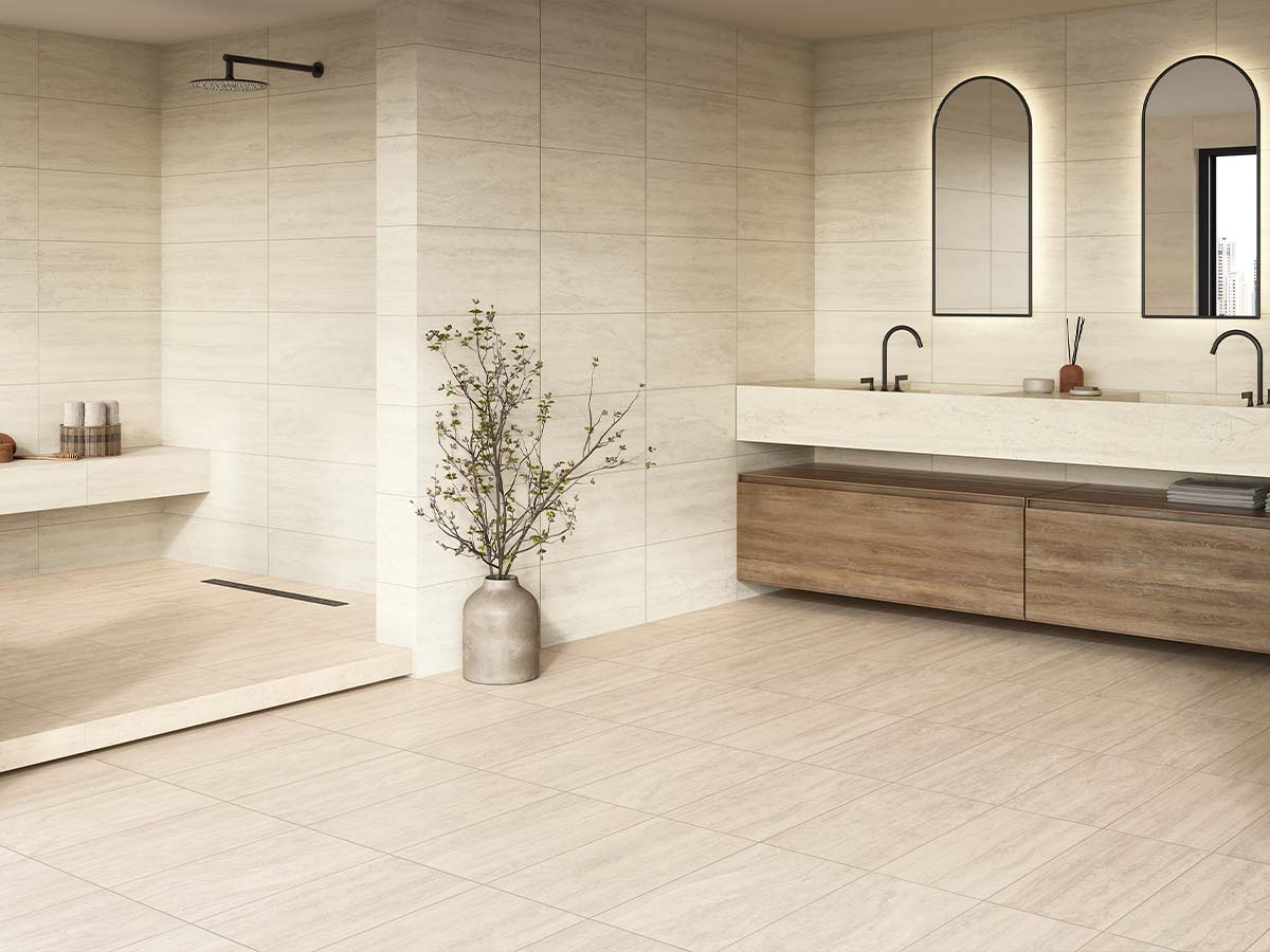 Porcelánico Sforza Ivory 60x120 Cm MT 6 Mm Rect | Ceramicos.es